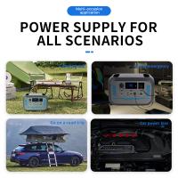 China Portable 800W Pure Sine Wave Solar Station 576Wh LiFePO4 Battery Car Solar Panel Compatible Mobile Charging Jump Starter for sale