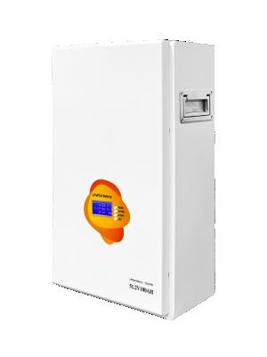 China Wall-Mounted 5-10kW 51.2V LiFePO4 Lithium Battery Pack CAN/RS232/RS485/WiFi Communication AC Output IP21 Off-Grid Hybrid System for sale