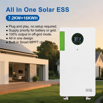 China US Standard 7.2KW Split-Phase All-in-One Energy Storage – 16KWH LiFePO₄, 120V/240V Output, 10,000 Cycles for sale