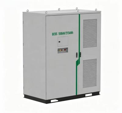 China Industrial & Commercial High‑Voltage Energy Storage Cabinet with Grade‑A LiFePO4 Cells, supports on/off‑grid switch for peak shaving, arbitrage and emergency backup power. for sale