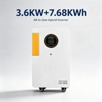 China 3.6KW&7.68KWh All‑in‑One Hybrid Energy Storage Cabinet | 220V Home Solar Backup Power System for sale