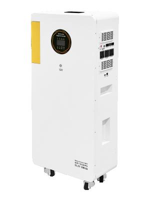 China 6KW All‑in‑One Hybrid Solar Energy Storage System 10.24KWh LiFePO4 Battery 9000W PV MPPT 60‑450VDC 220/240VAC With Mobile Roller for sale