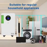 China 3.6kW Hybrid Inverter with 7.68kWh Battery Pack and Mobile Rollers for Home Energy Storage System for sale
