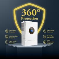 China 6KVA 6KW Pro Hybrid Solar Inverter 220/230/240VAC 48VDC Offgrid PV Inverter Max PV 9000W MPPT 80-500VDC Support 6 Units Parallel BMS RS485 CAN for sale