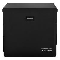 China 25.6V 100Ah 200Ah Wall‑Mount LiFePO4 Battery for Solar Off‑Grid Home Energy Storage Power Supply for sale