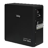 China 25.6V 100Ah 200Ah Wall‑Mount LiFePO4 Battery for Solar Off‑Grid Home Energy Storage Power Supply for sale