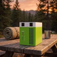 China 2kWh LiFePO4 Portable Power Station 1000W Pure Sine Wave UPS Solar Generator Built-in MPPT for sale