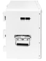 China 25.6V Wall‑Mounted LiFePO4 Battery 100Ah/200Ah, Solar Home Energy Storage with Built‑in Smart BMS for sale