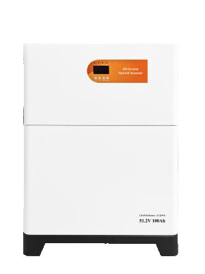 China 6kW Vertical Stacked Solar Storage System 51.2V LiFePO4 Expandable Home Solar Energy Backup Power for sale