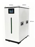 China 51.2V 300Ah/320Ah LiFePO4 Battery 15‑16kWh BYD Cell 10kW Home Solar Energy Storage System With LCD Display for sale