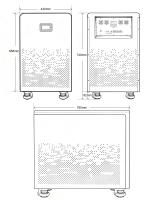 China 51.2V 680Ah LiFePO4 Battery 35kWh Large‑Capacity Home Solar Energy Storage Battery With LCD & Casters for sale