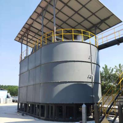 China 30T 380V Organic Fertilizer Fermentation Equipment 6M Height for sale