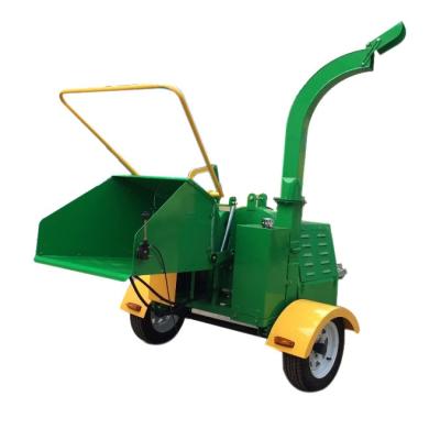 China Forest 40HP Mobile Wood Grinder DWC-40 1280RPM Wood Log Chipper for sale