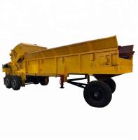 China GX1400 Mobile Wood Waste Shredder 1400mm Feeder Chain Feeding for sale