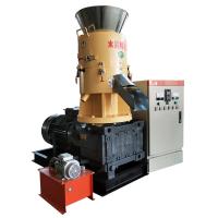 China SKJ350 30KW Wood Sawdust Biomass Fuel Pellet Machine Flat Die Type for sale