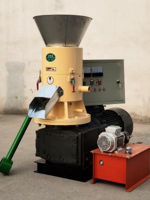 China SKJ450 45KW Sawdust Biomass Wood Pellet Mill Flat Die Type for sale