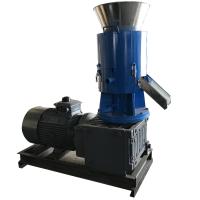 China 15KW 200KG/H wood Pellet Maker For Pellets Stove Home Using Flat Die Type for sale