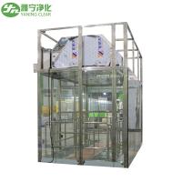 China Customized G4 Cleanroom Air Shower Full Toughened Glass Wall Z Type 380V 50Hz for sale