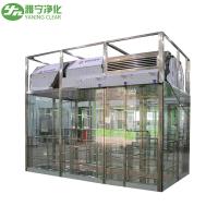 China Customized G4 Cleanroom Air Shower Full Toughened Glass Wall Z Type 380V 50Hz for sale