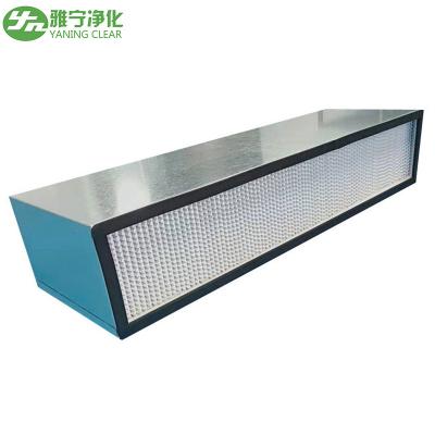 China 0.3 Micron HEPA H14 ULPA U15 Cleanroom Air Filter Custom Deep Pleat Design for sale