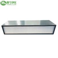 China Class 100 HEPA Filter / Deep Pleated HEPA Filter With Paper Clapboard for sale