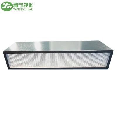 China Class 100 HEPA Filter / Deep Pleated HEPA Filter With Paper Clapboard for sale