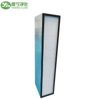 China 0.3 Micron HEPA H14 ULPA U15 Cleanroom Air Filter Custom Deep Pleat Design for sale