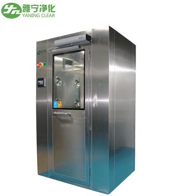 China Ce Certification Stainless Steel Cleanroom Air Shower With Face Recognition System for sale