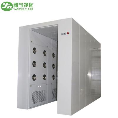 China YANING GMP Modular Clean Room Air Shower Tunnel 1290x1000x2130mm HEPA 99.99% for sale