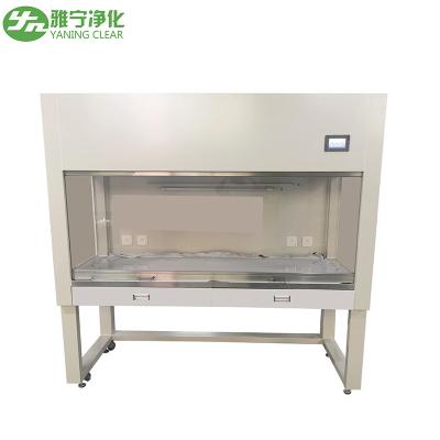China YANING Vertical Clean Bench 2 Stage HEPA Filter Laminar Air Flow Hood 1000mm for sale