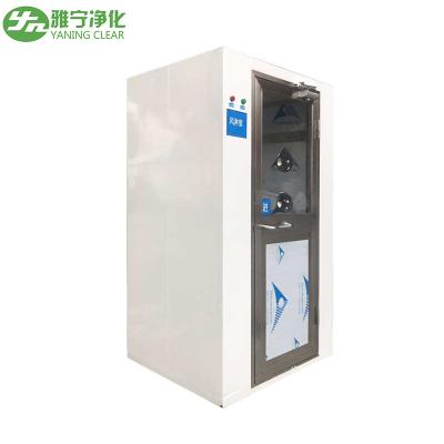 China Stainless Steel 304 Cleanroom Air Shower Pass Box with H13 HEPA Filter 500x500x500mm for sale