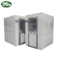 China Stainless Steel Cleanroom Air Shower Pass Box with G4 Pre Filter H13 HEPA Filter 500x500x500mm for sale