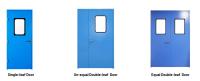 China Airtight Single Leaf Automatic Sliding Door 40mm Thick for Cleanroom Hospital for sale