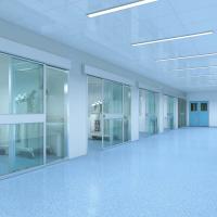China Hospital Operating Room Hermetic Automatic Sliding Door 40mm Thick with 1500×2500mm Max Opening Size for sale