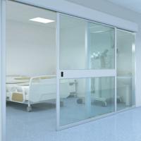 China Hospital Operating Room Hermetic Automatic Sliding Door 40mm Thick with 1500×2500mm Max Opening Size for sale
