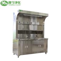 China Laboratory 304 Stainless Steel Hand Wash Sink Multifunction Table Sampling With Stretchable Faucet for sale