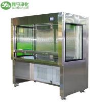 China Closed Horizontal Laminar Clean Bench 220V 50HZ with Rubber Gloves - 0.25-0.45 m/s Airflow, 410×700×610mm Workspace for sale