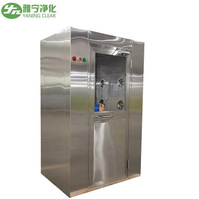 China Intelligent Stainless Steel Air Shower for Cleanroom with H13 HEPA Filter 20-25m/s Air Speed for sale