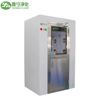 China YANING Stainless Steel Clean Room Air Shower with 25 m/s Air Velocity and 99.99% HEPA Filtration for sale