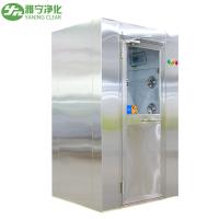 China YANING Stainless Steel Clean Room Air Shower with 25 m/s Air Velocity and 99.99% HEPA Filtration for sale