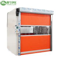 China CE Auto Door Cleanroom Air Shower 2.6kW 380V with PVC Fast Rolling Shutter Door 3000×2000×3000mm for sale