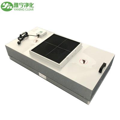 China Stainless Steel H14 HEPA Fan Filter Unit FFU - 500-2000m³/h Air Volume, 52-62dB Noise Level for sale