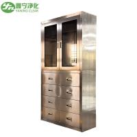 China CE ISO 304 Stainless Steel Medical Cabinet 2 Drawers Custom Size Hospital Lab Equipment for sale