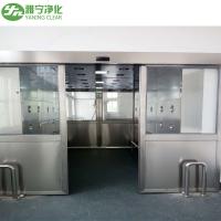China Stainless Steel Cleanroom Air Shower Tunnel with Automatic Sliding Door - 380V 2.25-10KW Power, 1700×2300mm Dimensions for sale