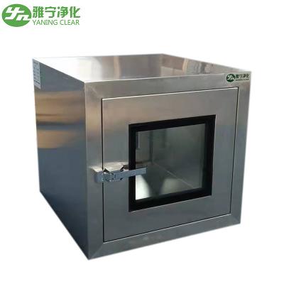 China 304 Stainless Steel Cleanroom Pass Box with External/Embedded Door Options - 600x600x600mm to 760x600x700mm Sizes for sale