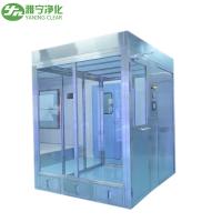 China Portable Clean Room Laminar Flow Booth 2100-6100mm Width with ISO 5-7 Cleanliness & 0.3-0.5m/s Air Velocity for sale