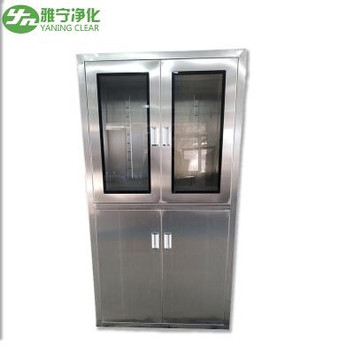 China YANING Stainless Steel Medicine Cabinet 1300x900x350mm Hospital Pharmacy Storage Cabinet for Operation Room for sale