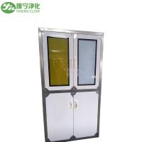 China 304 Stainless Steel Medical Storage Cabinet for Operating Rooms - 1697mm Height, 415mm Depth with Tempered Glass Doors for sale