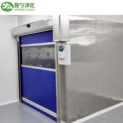 China PVC Fast Rolling Shutter Door 0.6m/s Speed 380V 50Hz Industrial High Speed Door for sale