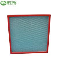 China High Temperature Resistant Panel Pre-Filter with Aluminum Alloy Frame - H13-H14 Efficiency 99.95-99.995% for sale